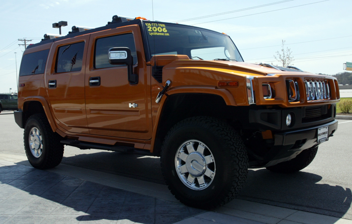 Hummer '06 Fusion Orange H2 @ Lynch Hummer